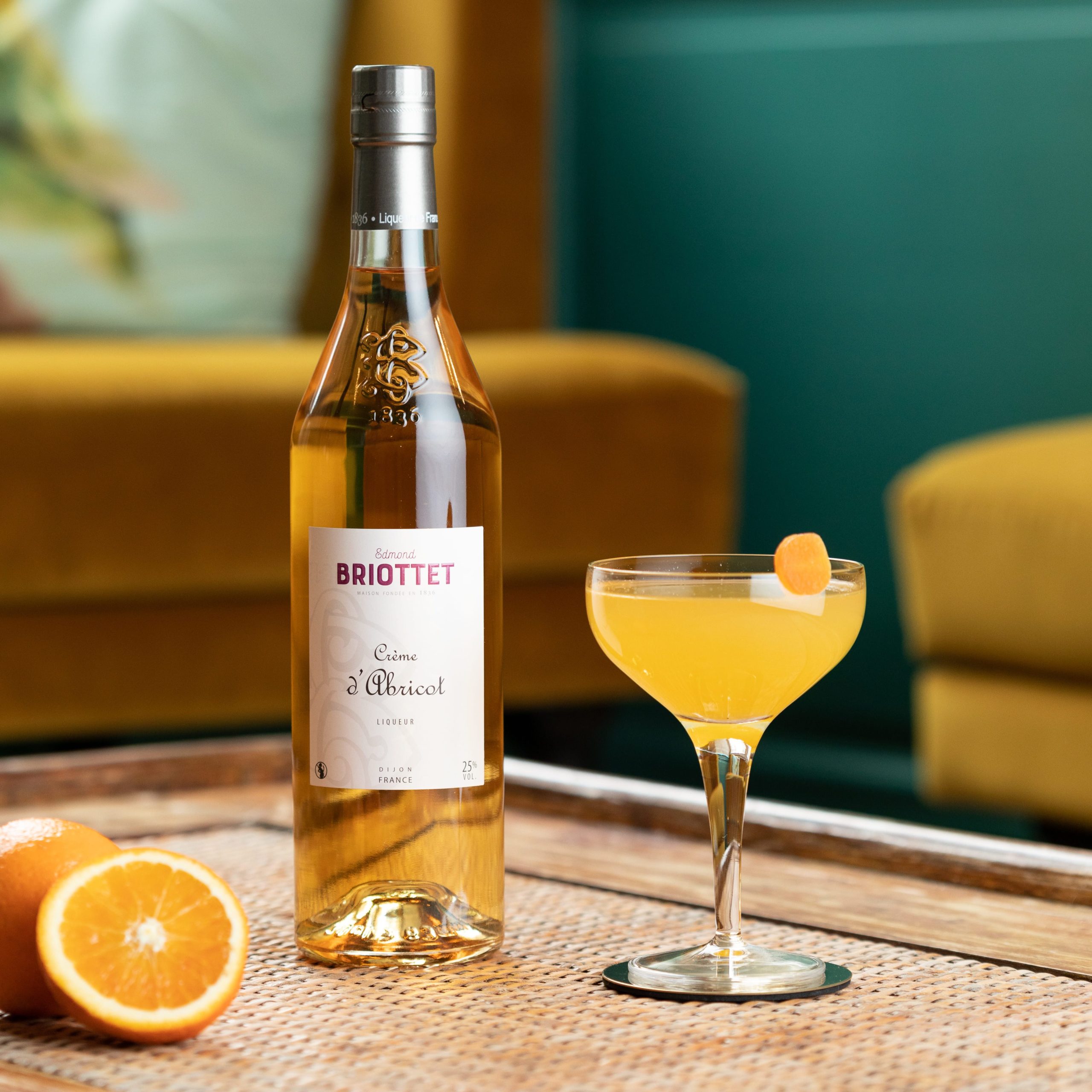 Cocktail Valencia with Apricot Liqueur - Maison Briottet