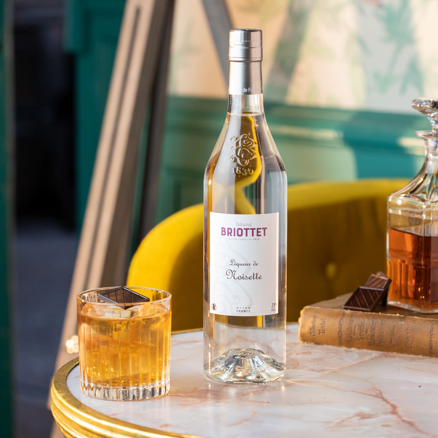 Recette cocktail Hazel-Fashioned à base de Liqueur Noisette Briottet ...